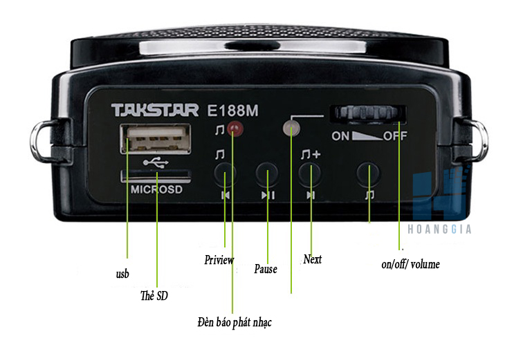 Máy trợ giảng Takstar E188M